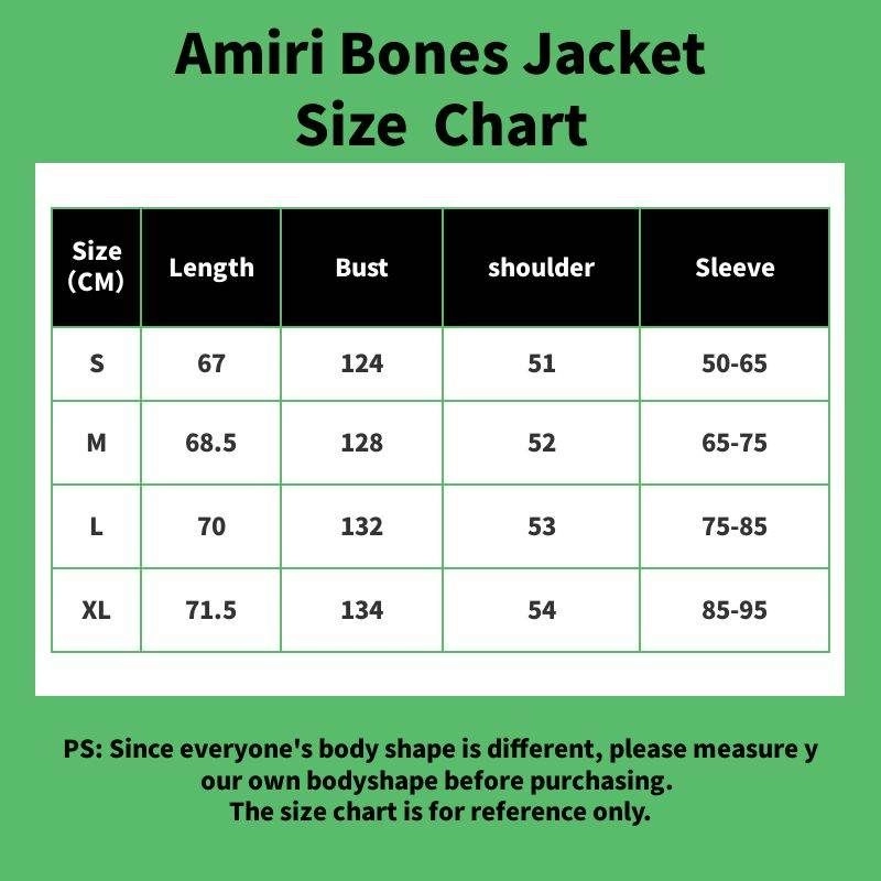 Amiri Bones Jacket Reps - Pk Stockx