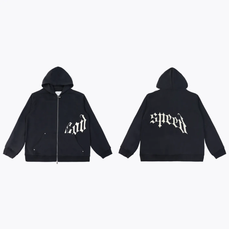 Godspeed OG Logo Sweatsuit Black White Reps - Pk Stockx