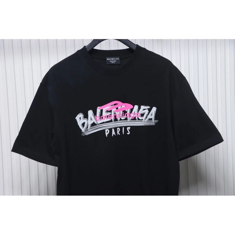 Balenciaga 3M Logo Print T-shirt Black Reps - Pk Stockx
