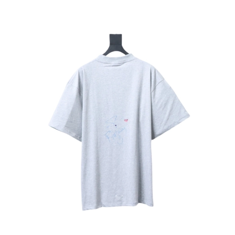 Balenciaga Music Britney Spears Series T-shirt Light Grey & Pink Reps ...