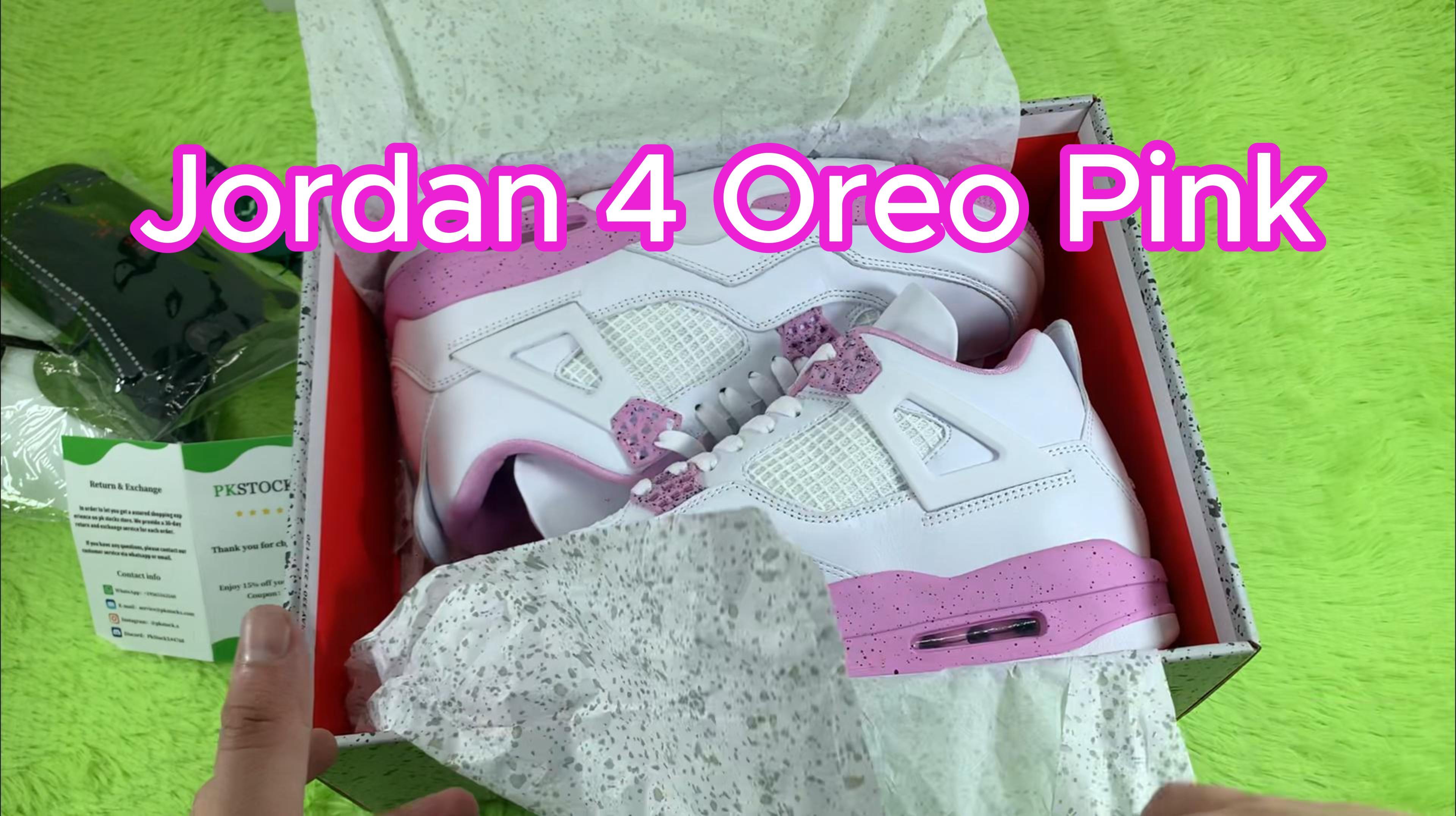 jordan 4 pink oreo quality check - Pk Stockx