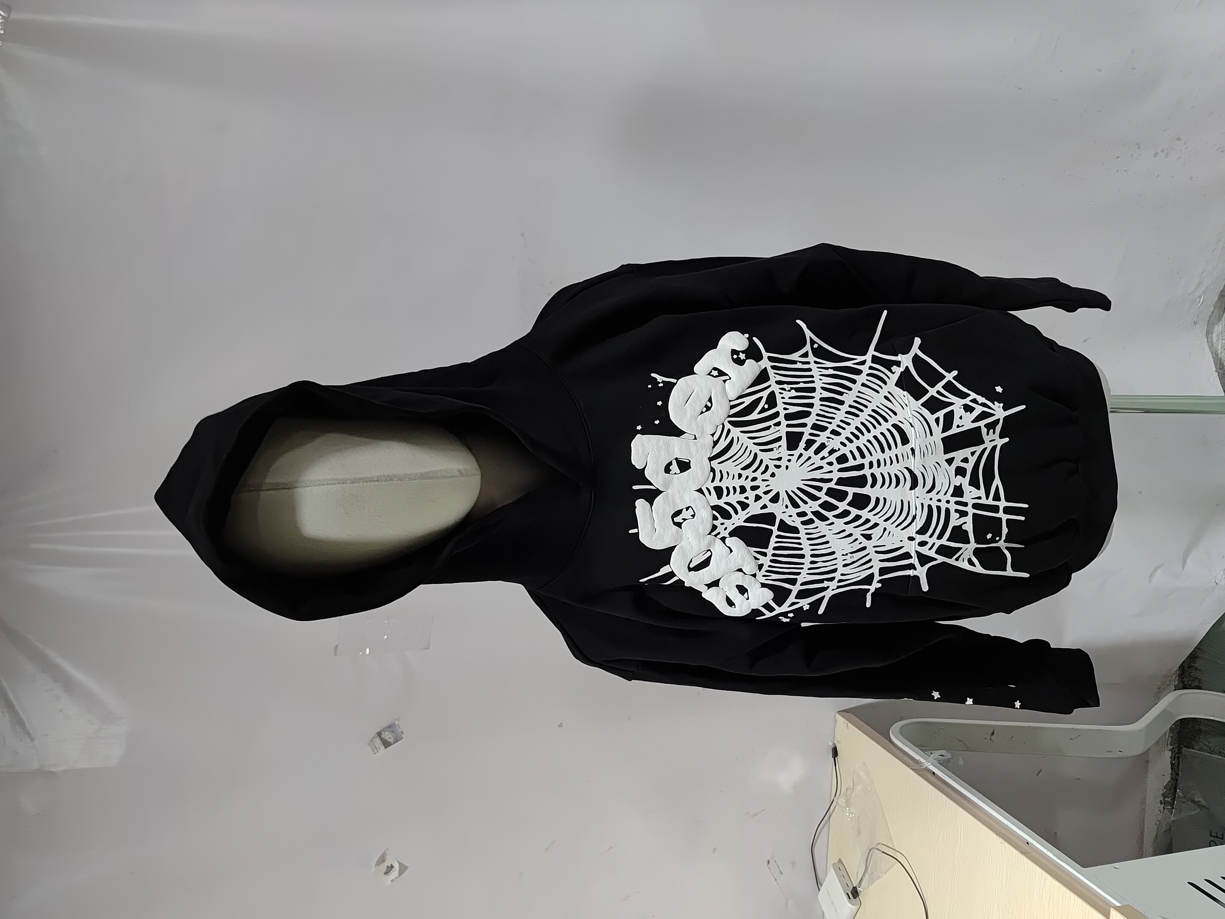 Spider Worldwide BLACK OG WEB HOODIE - Pk Stockx