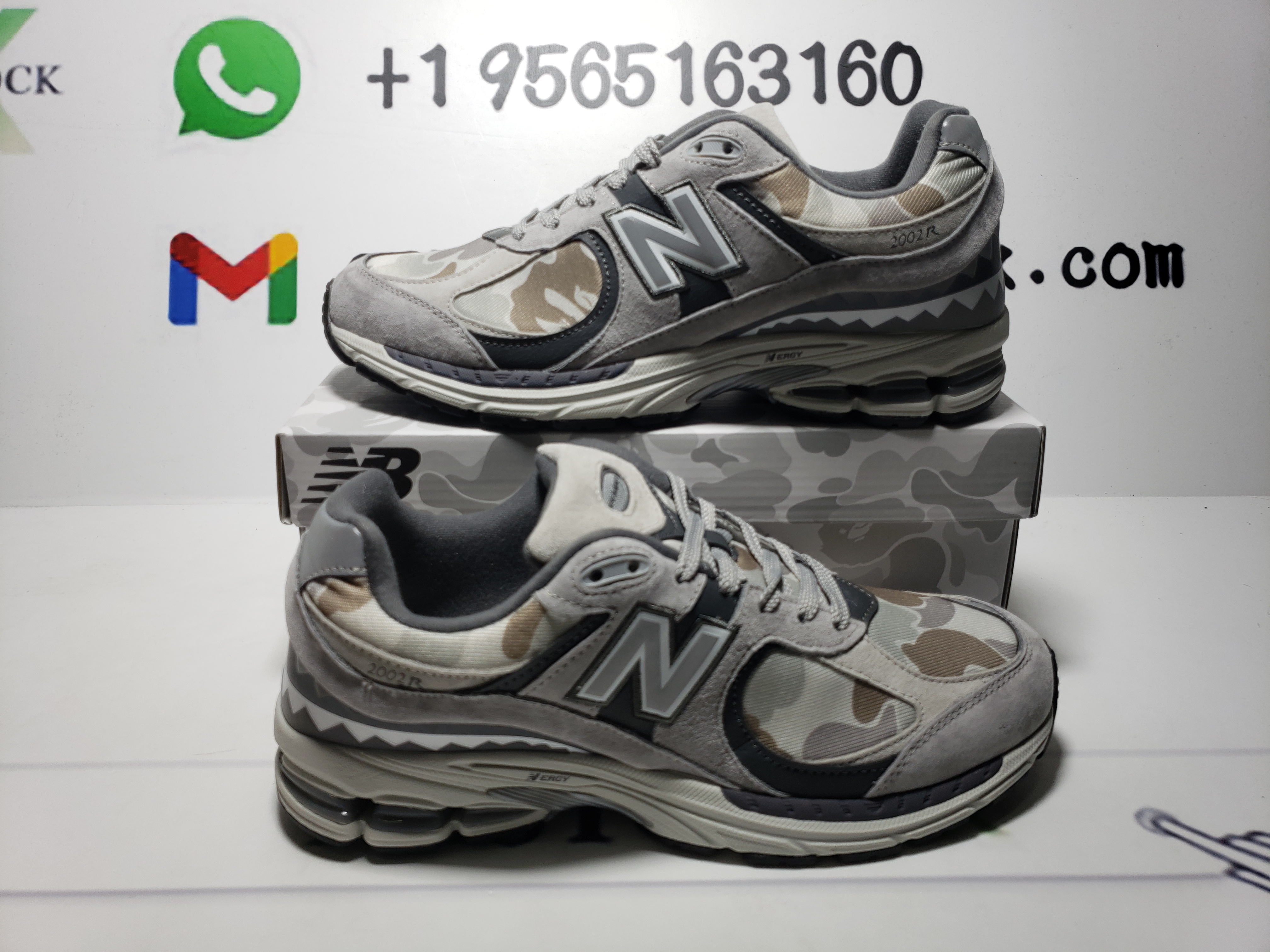 New Balance 2002R BAPE Grey M2002RBG - Pk Stockx