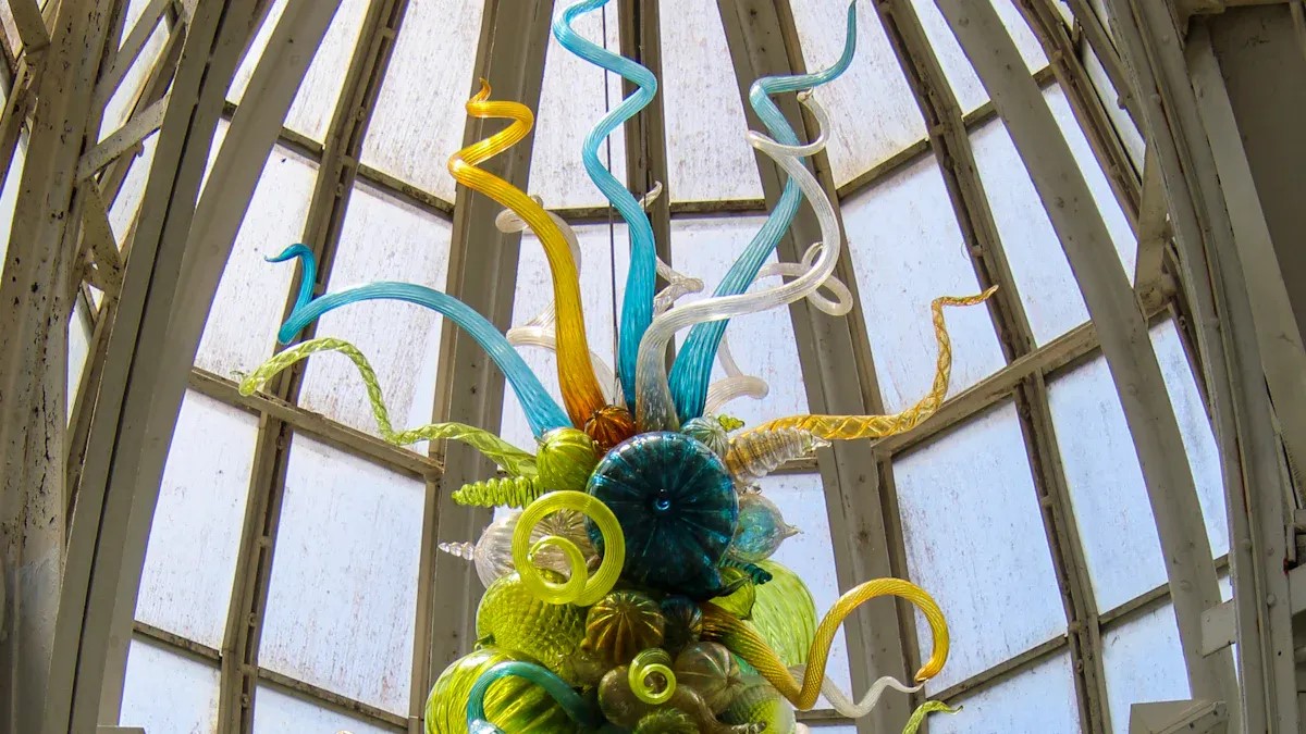10 Chihuly Style Glass Chandeliers to Brighten Your Home