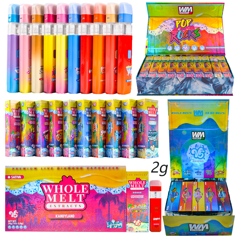 Custom Whole Melt 2g Disposable | Factory Empty Whole Melt Dispo 2ml Pen