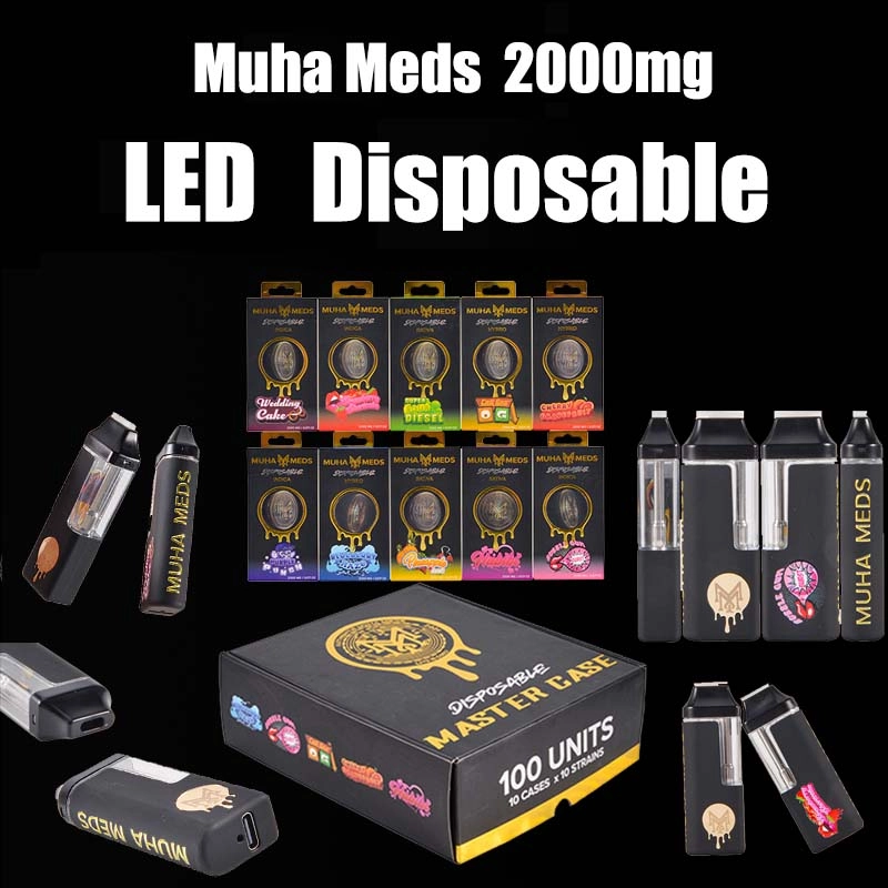 Muha MED LED Disposable | Empty Muha LED Vape Pen | Muhameds 2G Light ...