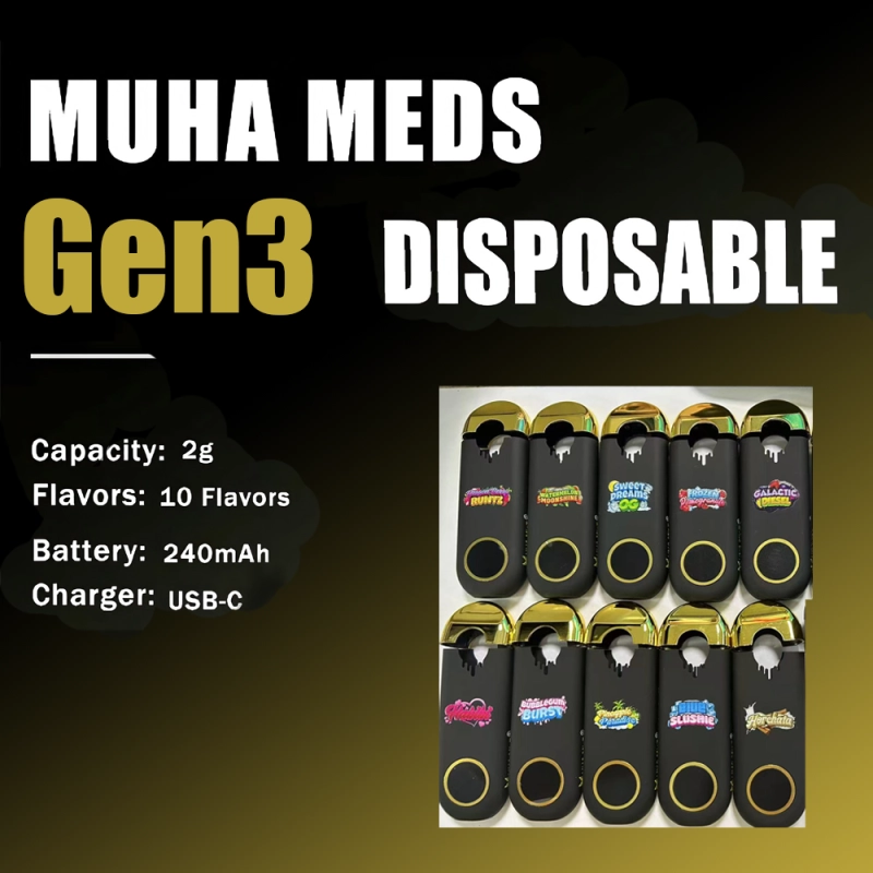 Muha Meds Disposable Gen 3 | Muha Meds Gen 3 2g Disposable Wholesale