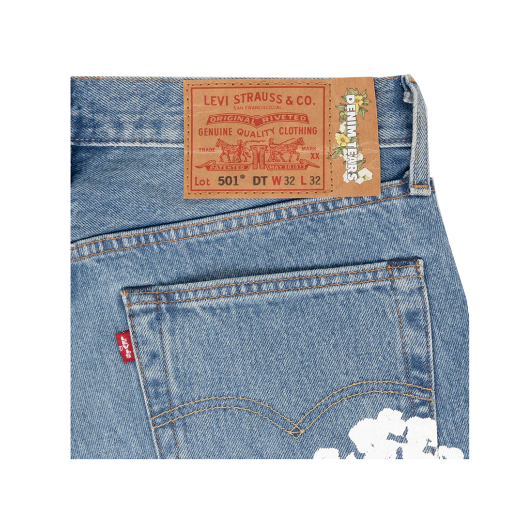 Buy Denim Tears The Cotton Wreath Jean Sky Blue | Coco Shoes Official ...