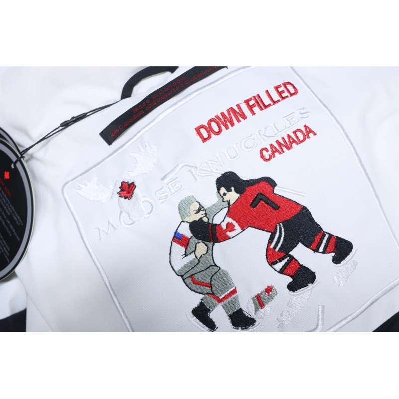 Buy Moose Knuckles Shearling 3Q Jacket White（Women's） | Coco Shoes ...