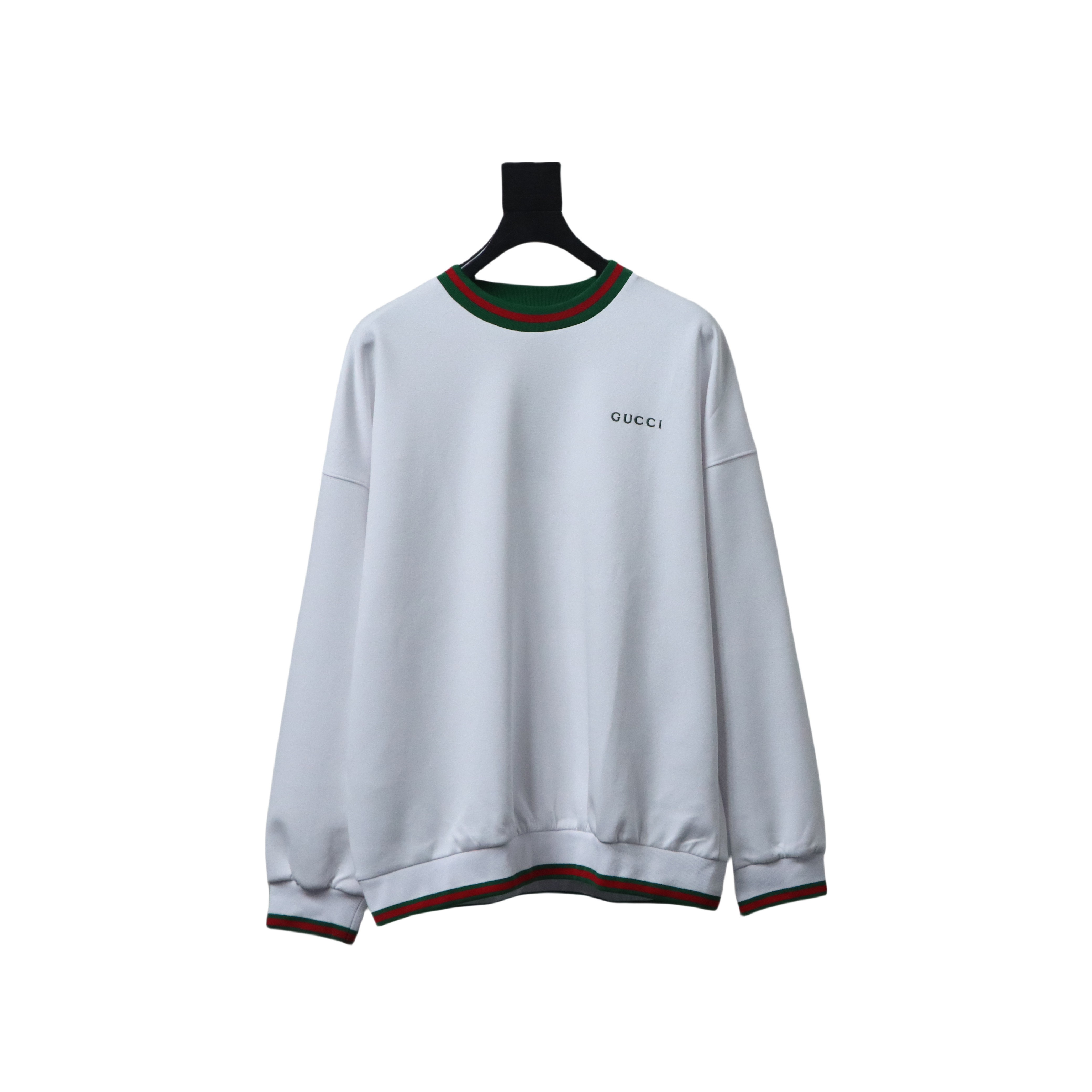 Buy Gucci Cotton Piquet Sweatshirt With Web | Coco Shoes Official ...