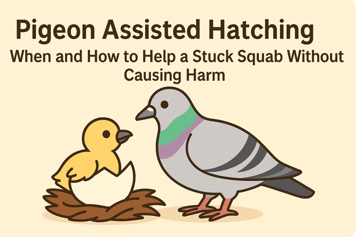 Pigeon Assisted Hatching: When to Help a Stuck Squab Safely
