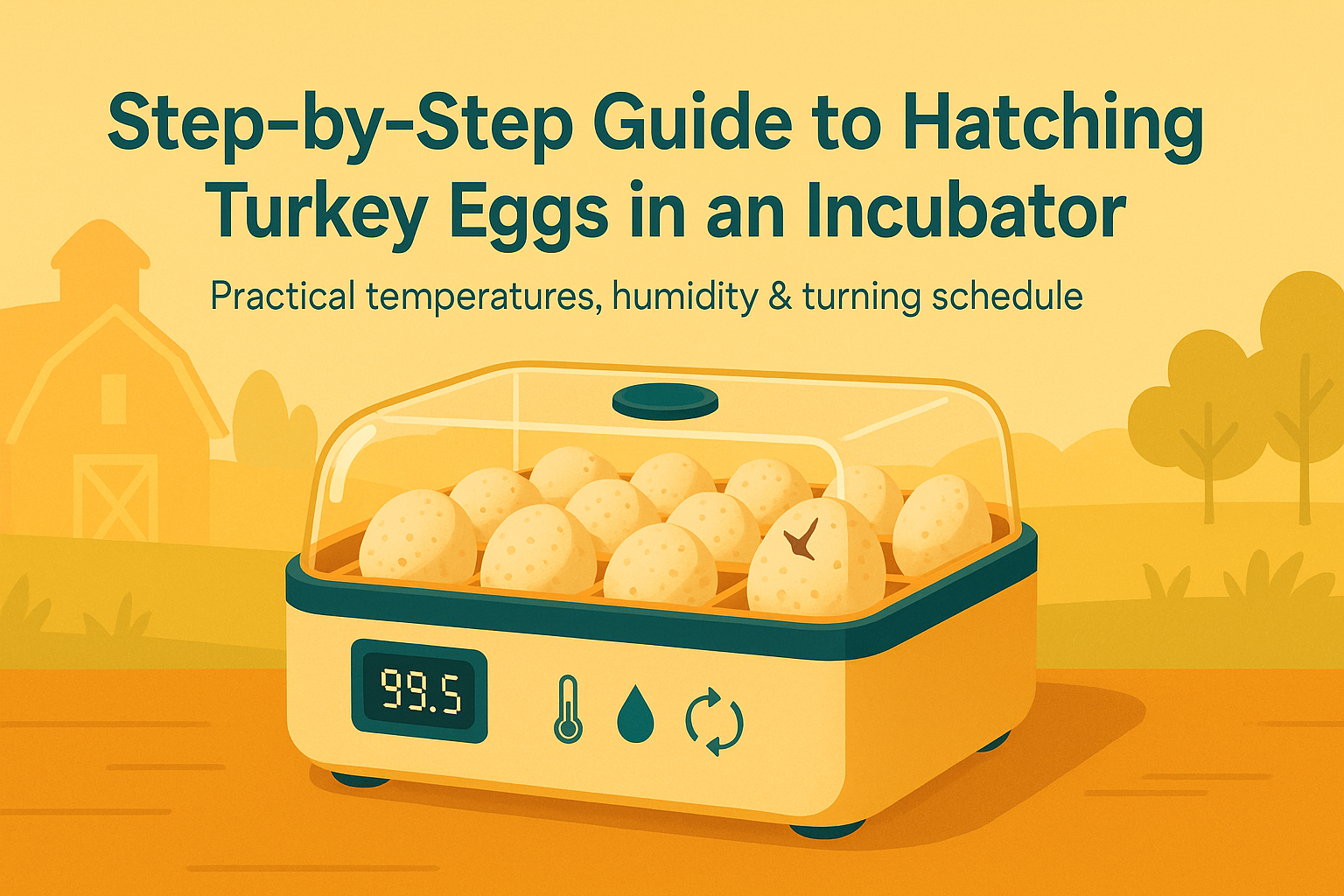 Step-by-Step Guide To Hatching Turkey Eggs In An Incubator