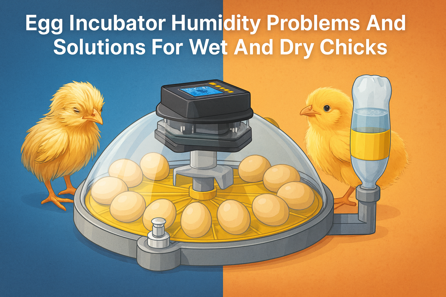 Egg Incubator Humidity Problems: Fix Wet and Dry Chicks
