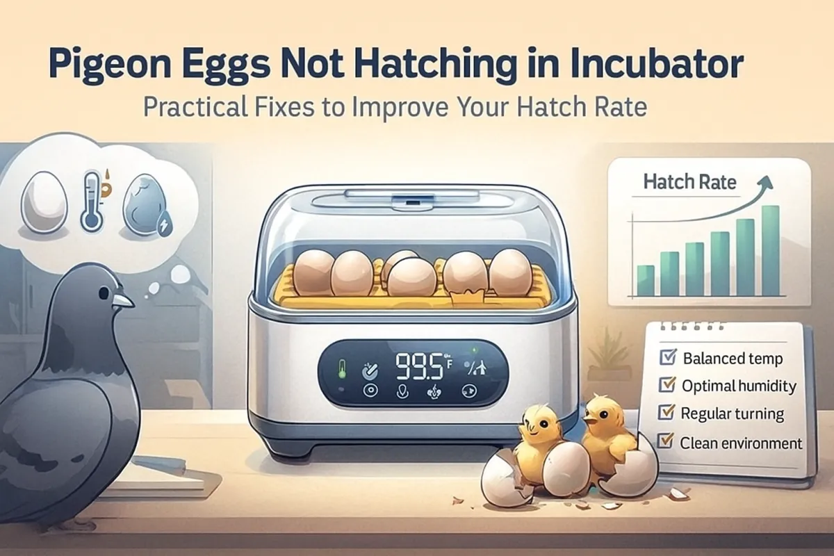 Why Pigeon Eggs Don T Hatch In An Incubator And How To Fix It