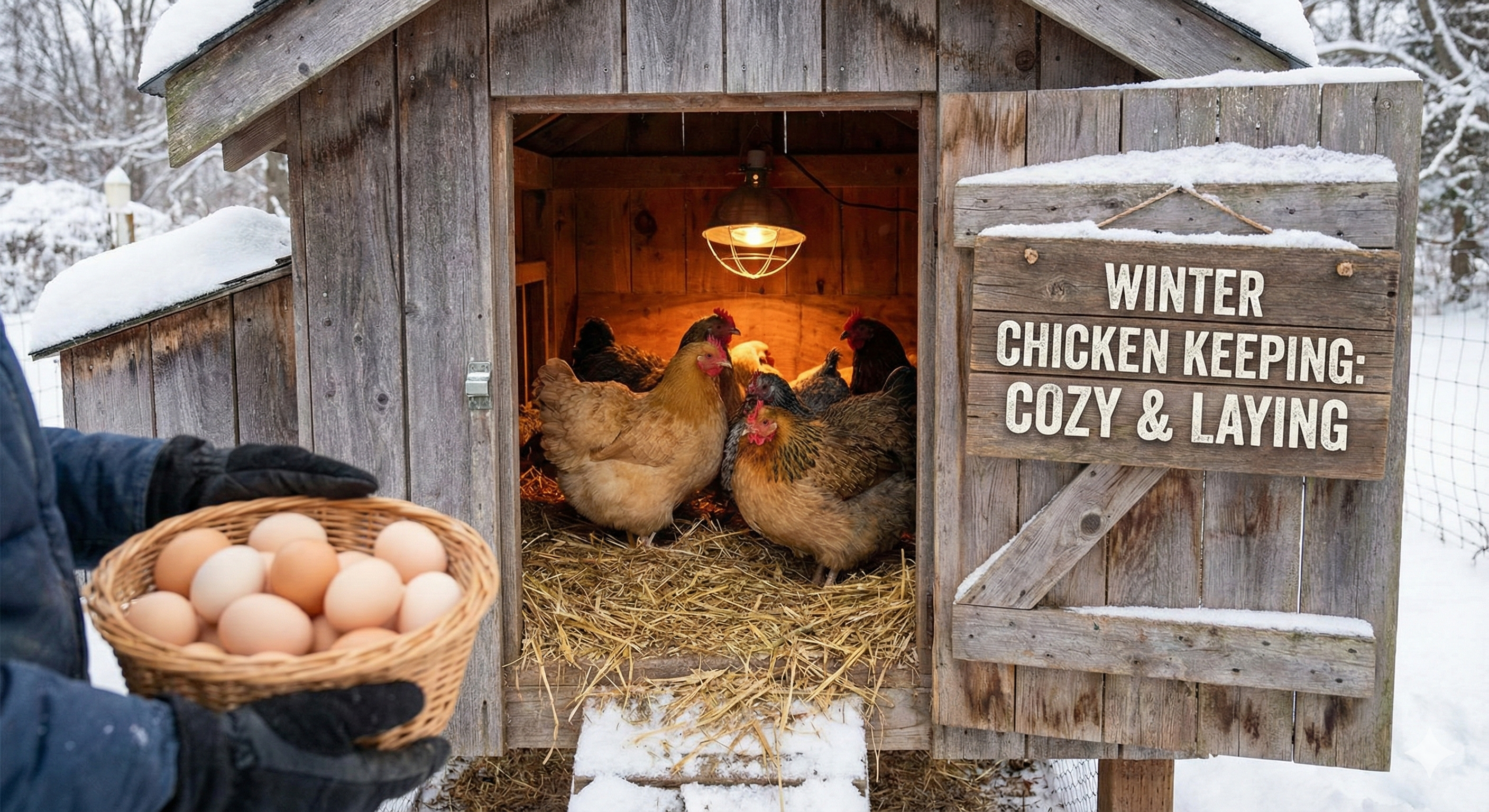 How to Keep Chickens Warm in Winter: Temps, Light & Care