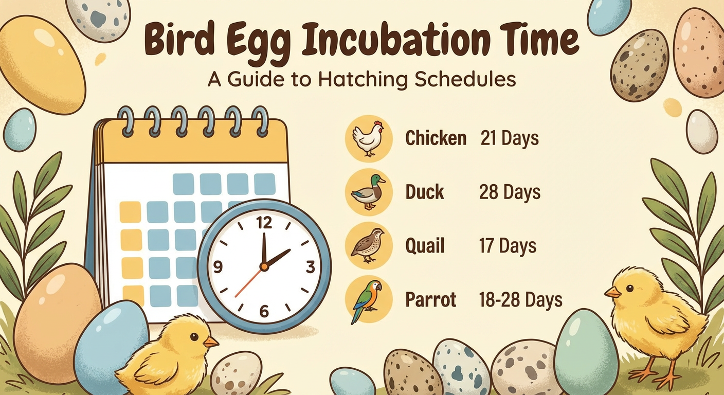 Bird Egg Incubation Time Guide for Backyard Hatchers