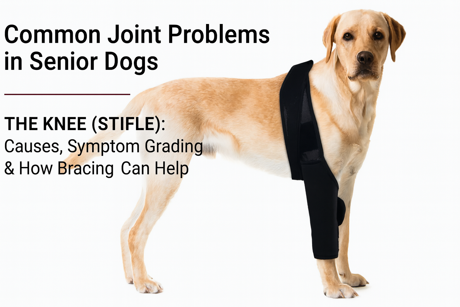 Common Joint Problems in Senior Dogs — The Knee (Stifle): Causes ...