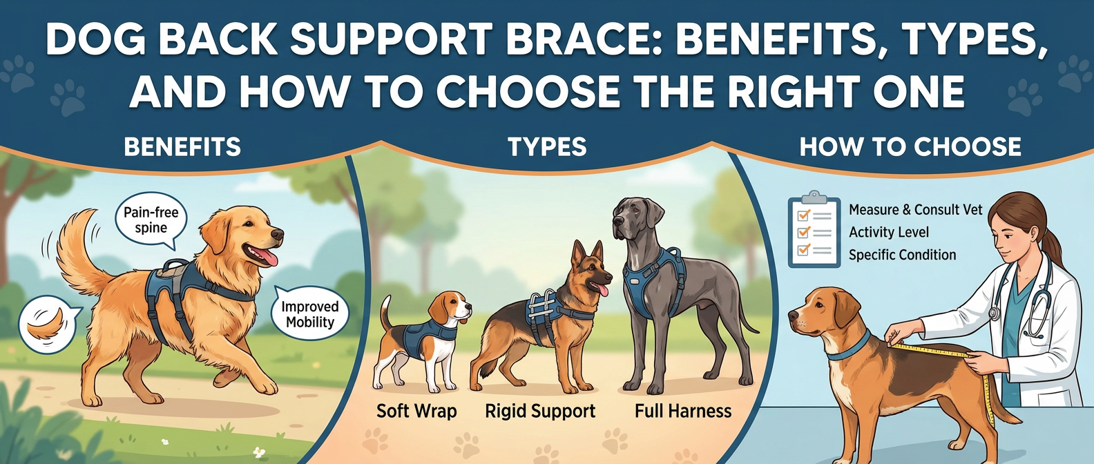 Dog Back Support Brace: Benefits, Types, and How to Choose the Right One