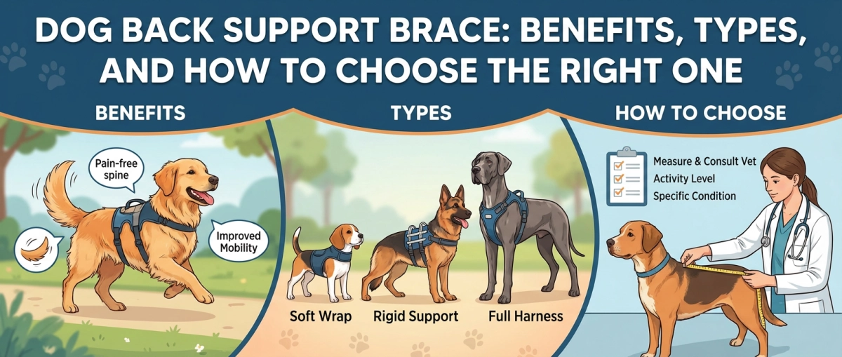 Dog Back Support Brace: Benefits, Types, and How to Choose the Right One
